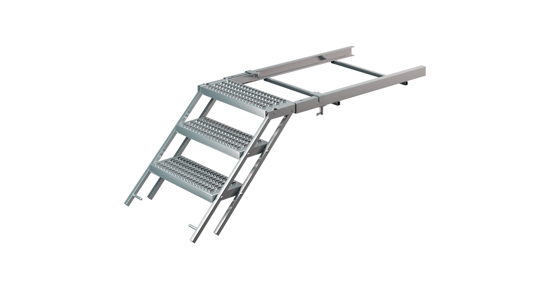 Zinc platedframe for ladder with wide step - Product Takler | Trucks ...